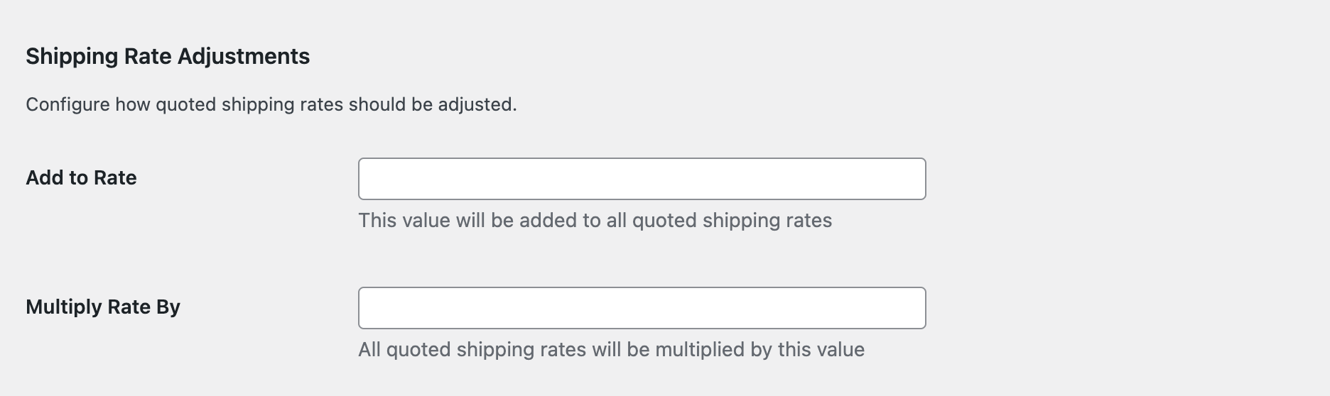 How to setup parcel and rates adjustments? - 1TeamSoftware