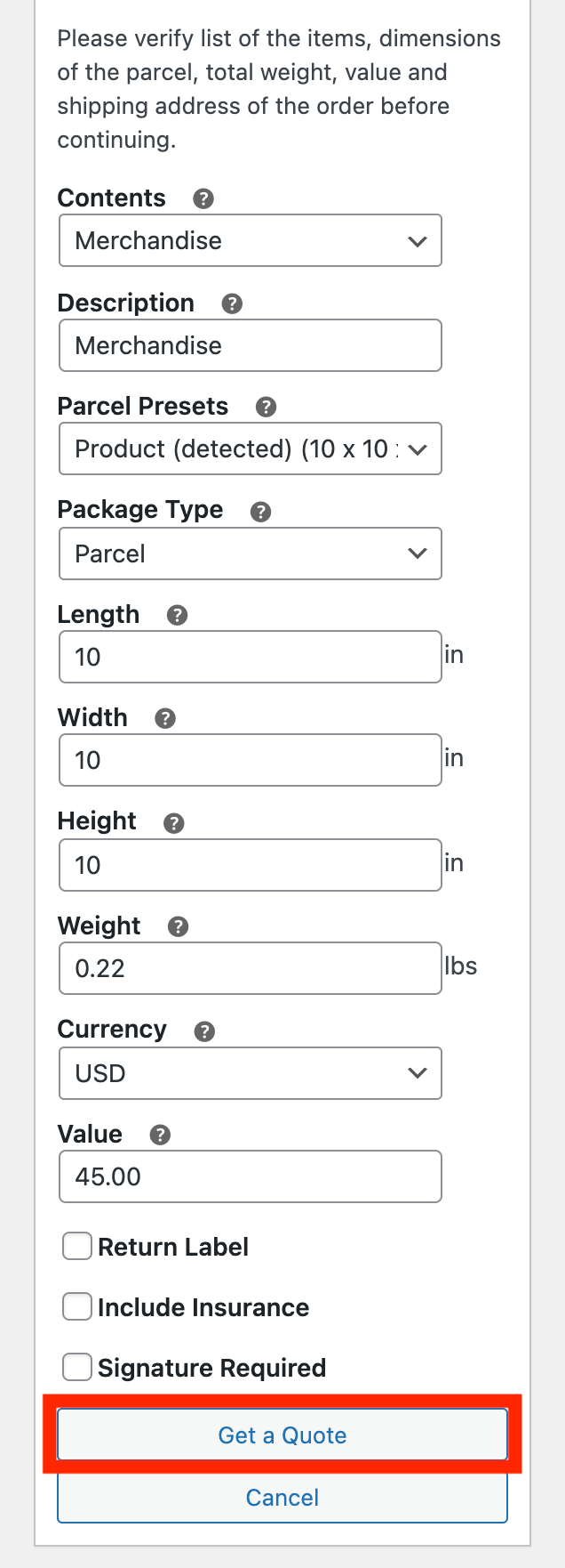How to setup postage purchase workflow? - 1TeamSoftware